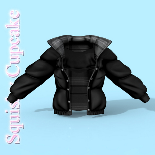 Second Life Marketplace Black Jacket